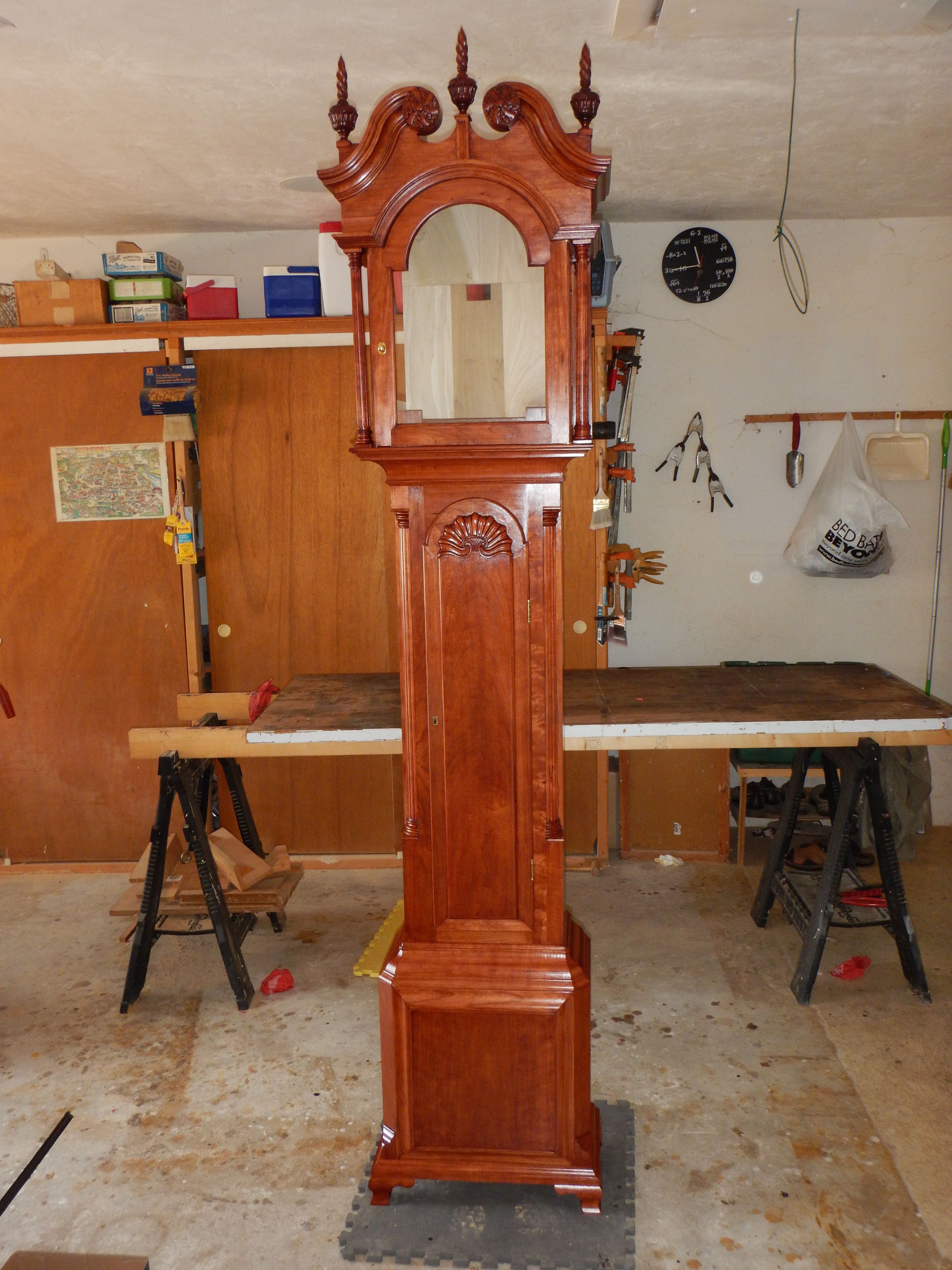 Hand Crafted Grandfather Clock Kit By Naples Precision Craft LLC