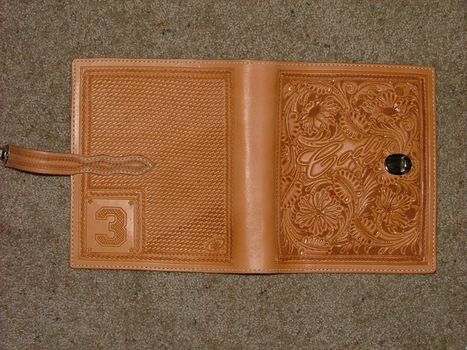 Custom Carved Leather Day Planner By Deana s Designs CustomMade