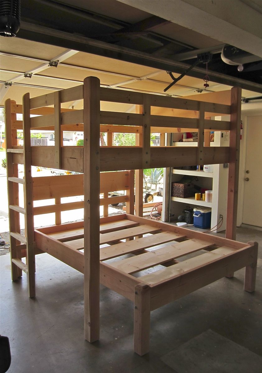 Handmade Rustic Custom Bunk Bed Design by Thecarpenterant | CustomMade.com