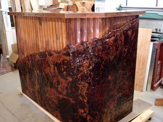 Handmade Copper Reception Desk by Mike Dumas Copper Designs ...