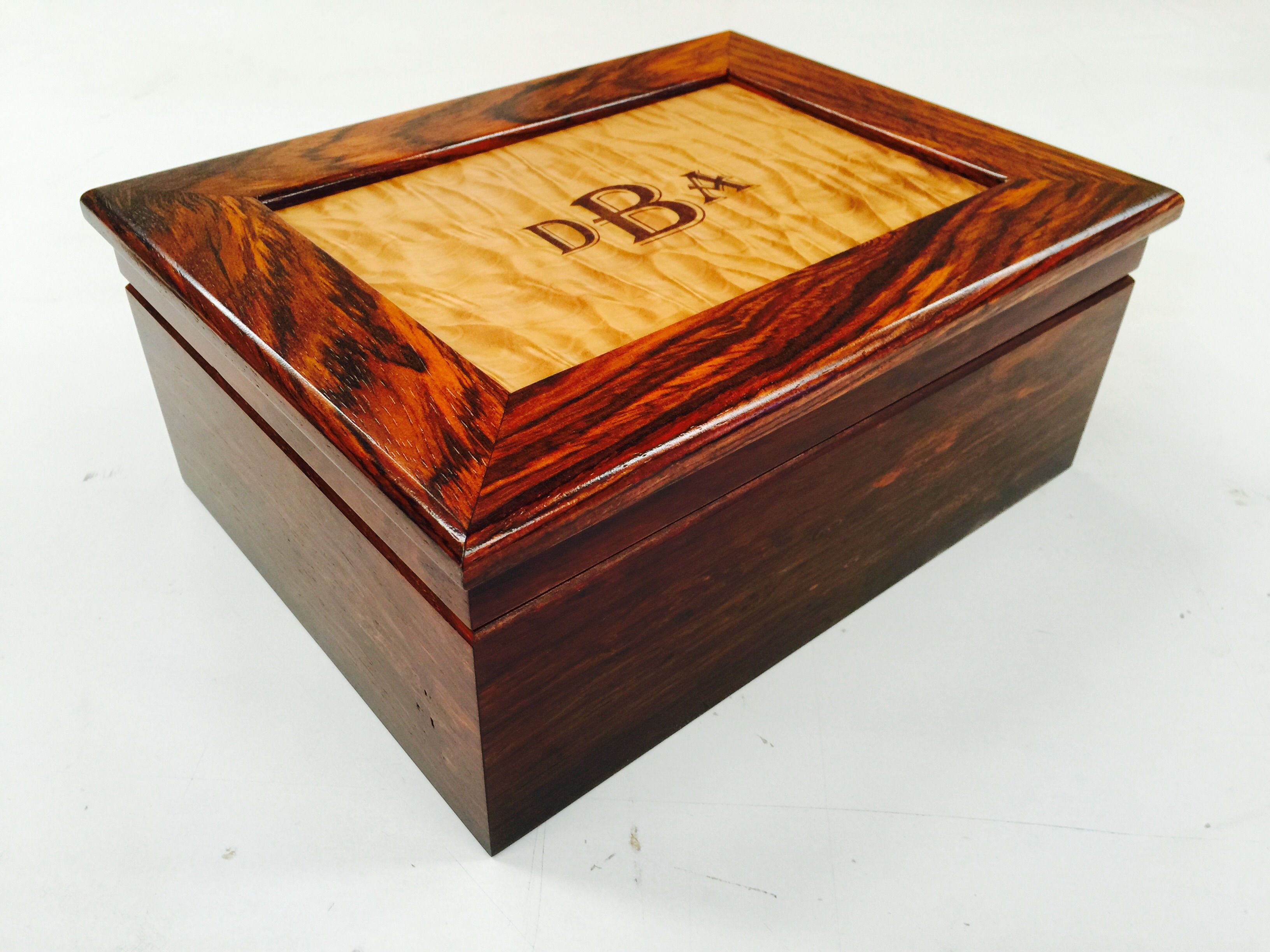 Hand Made Custom Watch/Valet Box by Carolina Wood Designs | CustomMade.com