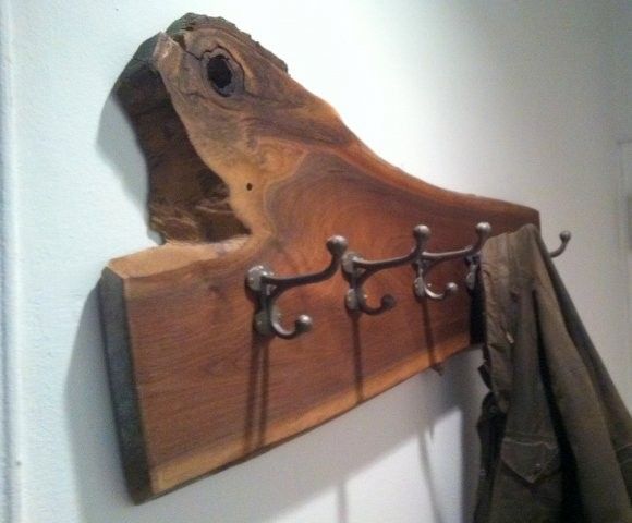 Handmade Walnut Coat Rack by Drew Lambert Designs | CustomMade.com