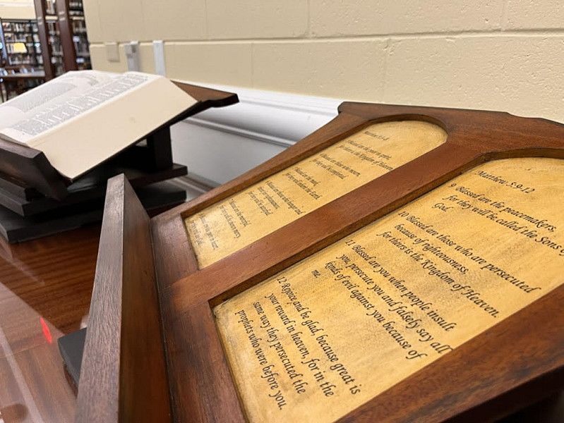 Hand Made Case On Stand For Bibles And Books by Woodward Woodworks ...