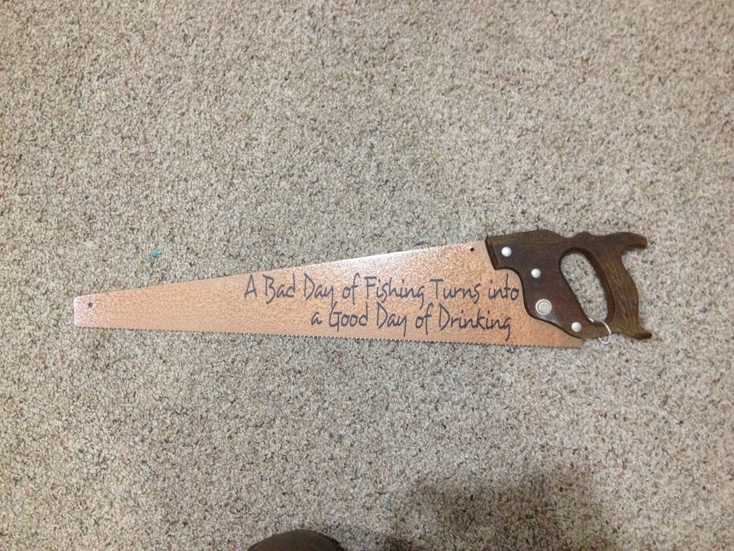 Custom Made Hand Saw Signs by Live Edge Woodcrafts | CustomMade.com
