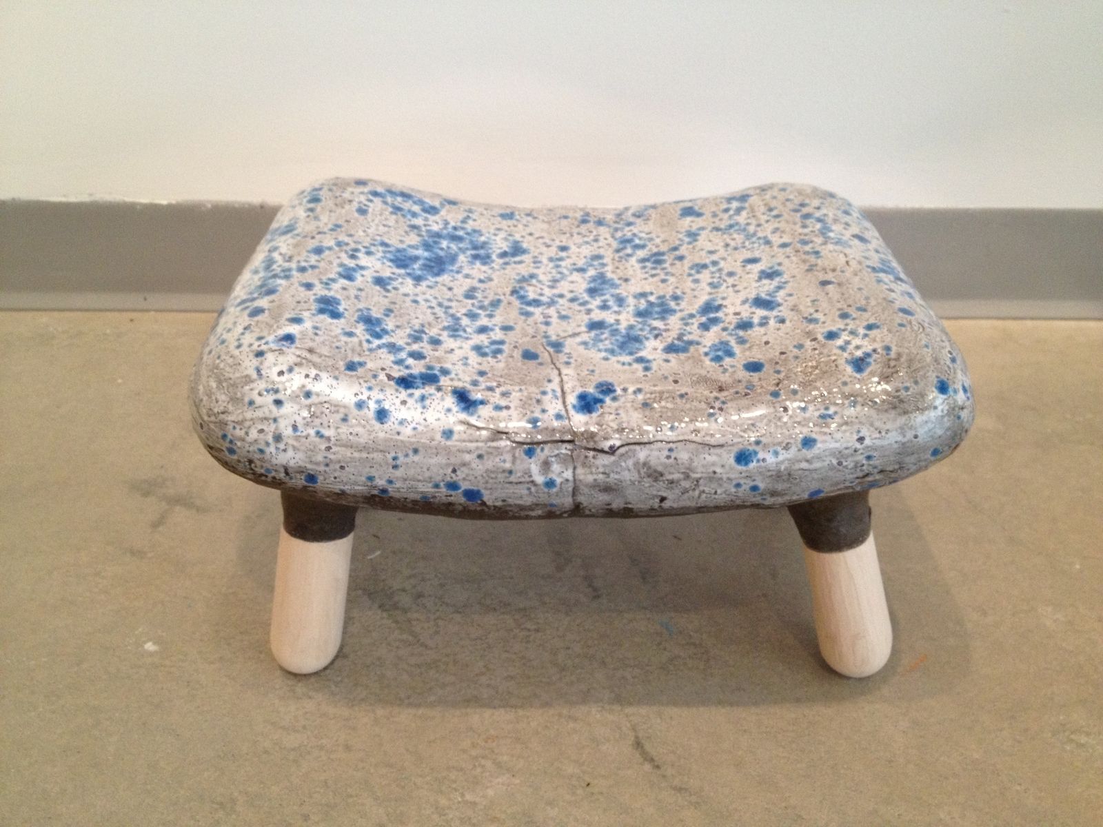 Handmade Ceramic Tea Stool by Chris Maher Design | CustomMade.com