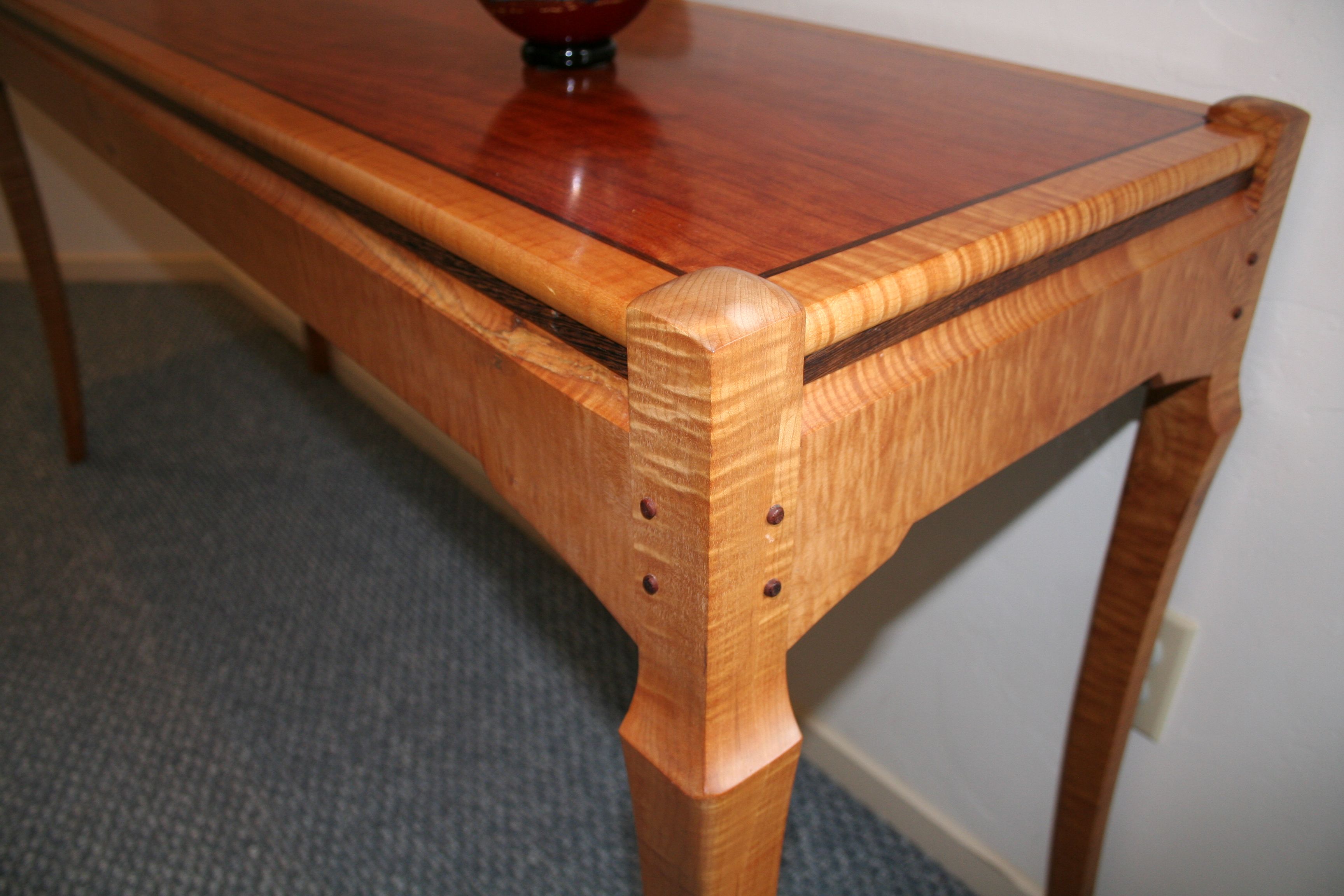 Buy Hand Crafted Samurai Hall Table, made to order from Anthony Kahn ...