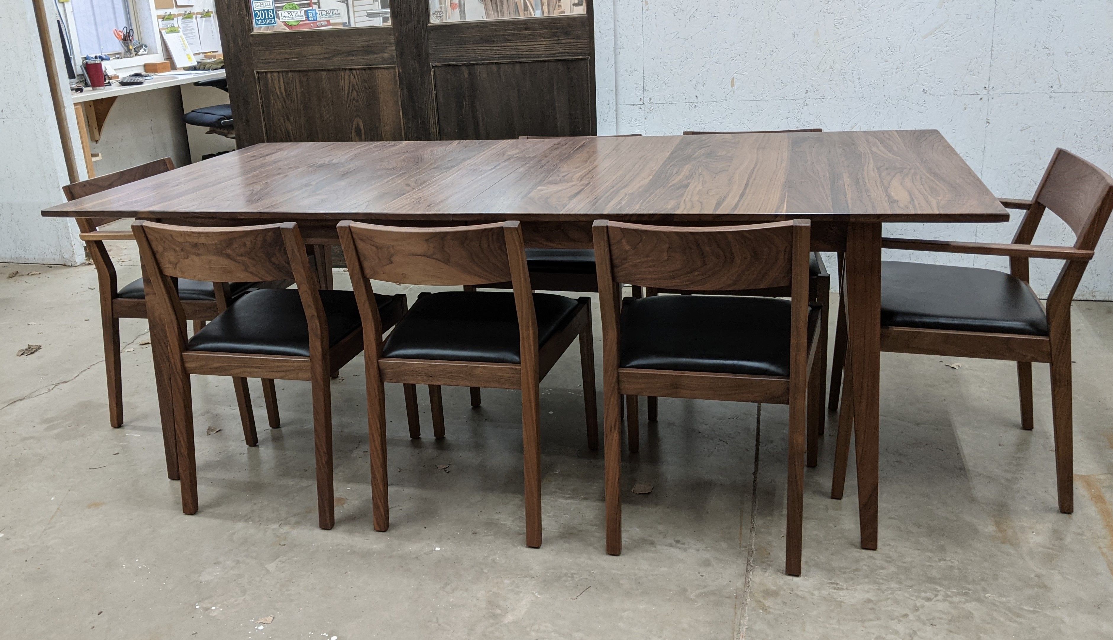 Handmade Walnut Dining Set by Glessboards | CustomMade.com
