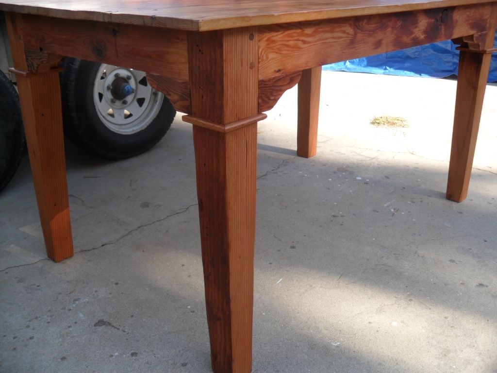 Hand Made Custom Dining Table Made From Reclaimed Wood Custom Made In ...