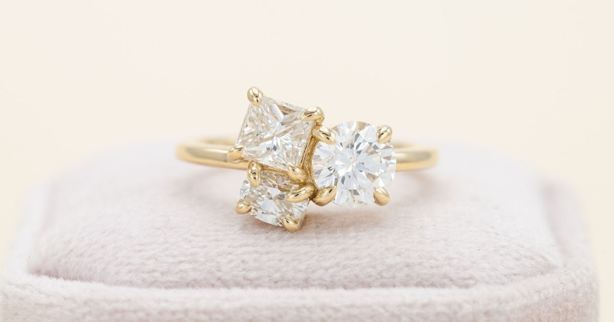 Diamond cluster engagement ring designs | CustomMade.com
