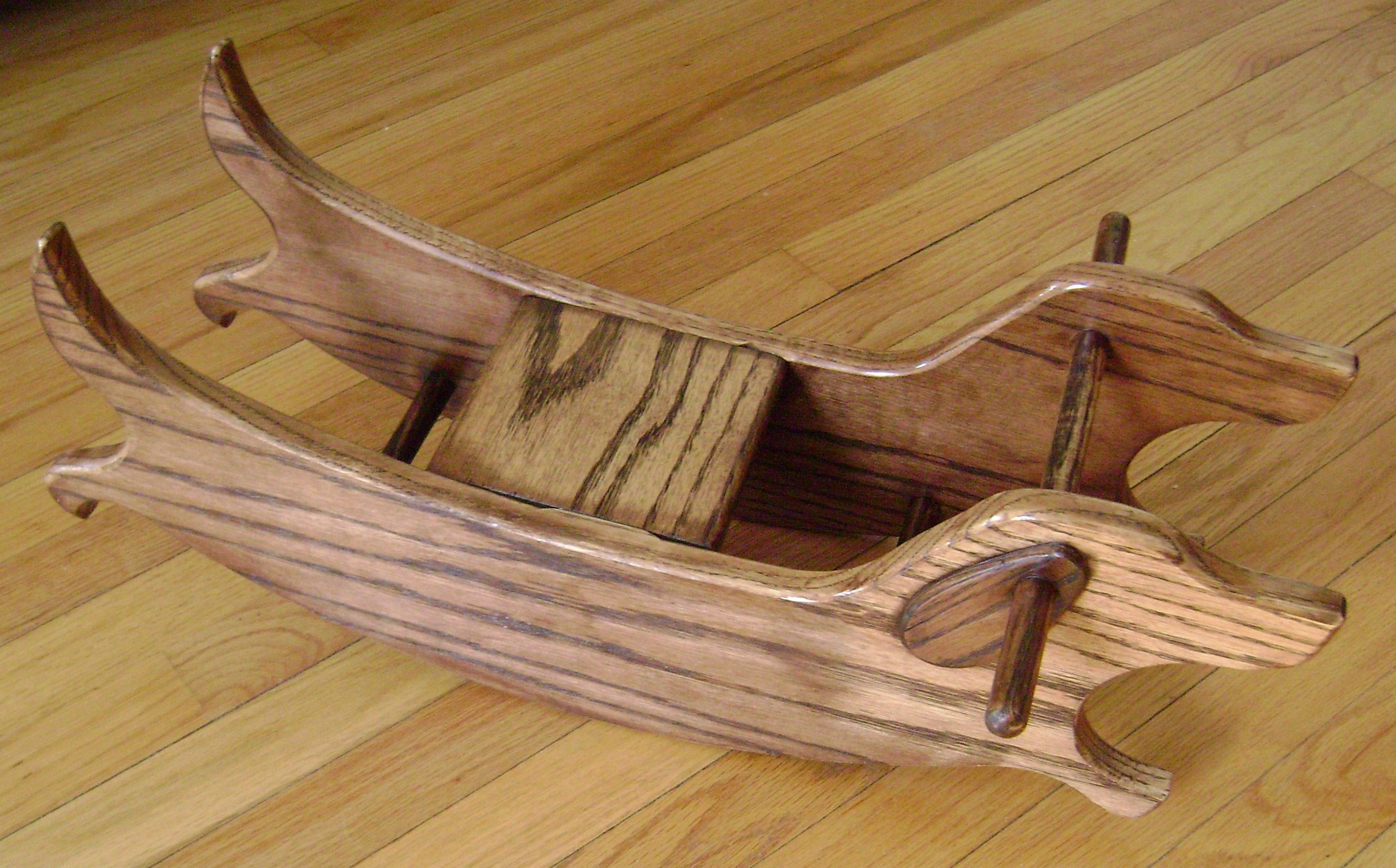 Hand Crafted Toddler Dog Rocker by JM Wood | CustomMade.com