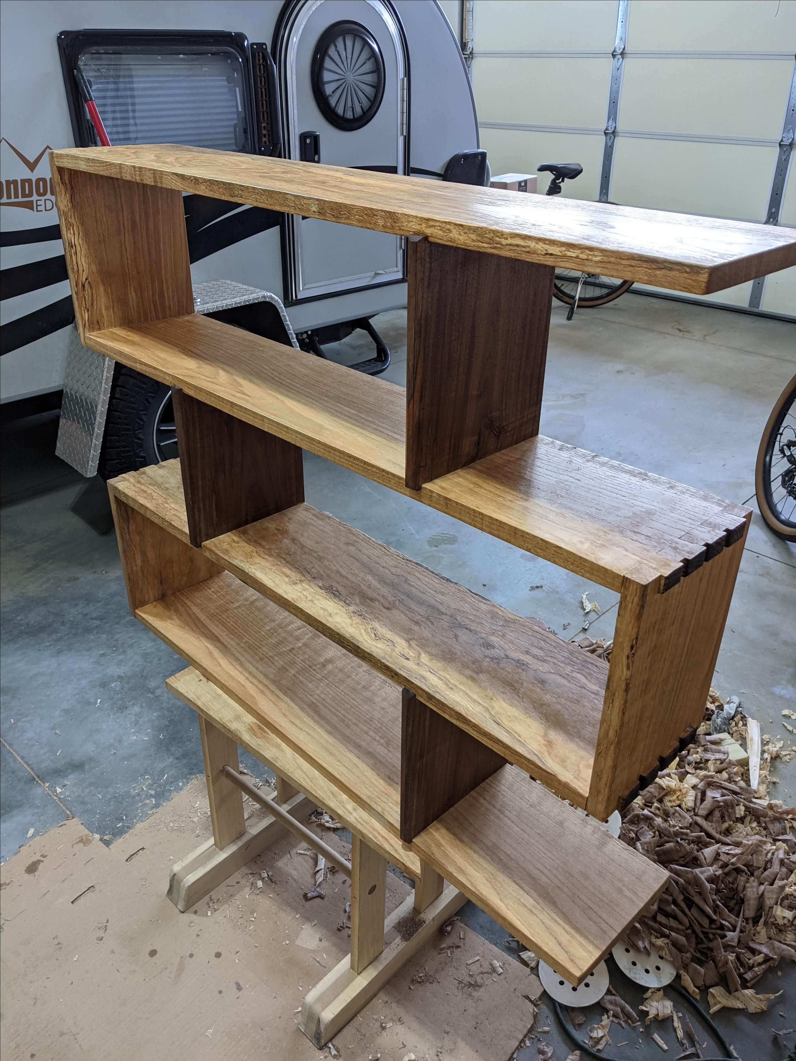 Hand Made Custom Shelving Unit by Just Making Stuff Woodworking ...