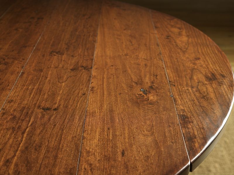 Custom Round Cherry Dining Table by Carolina Farm Table | CustomMade.com
