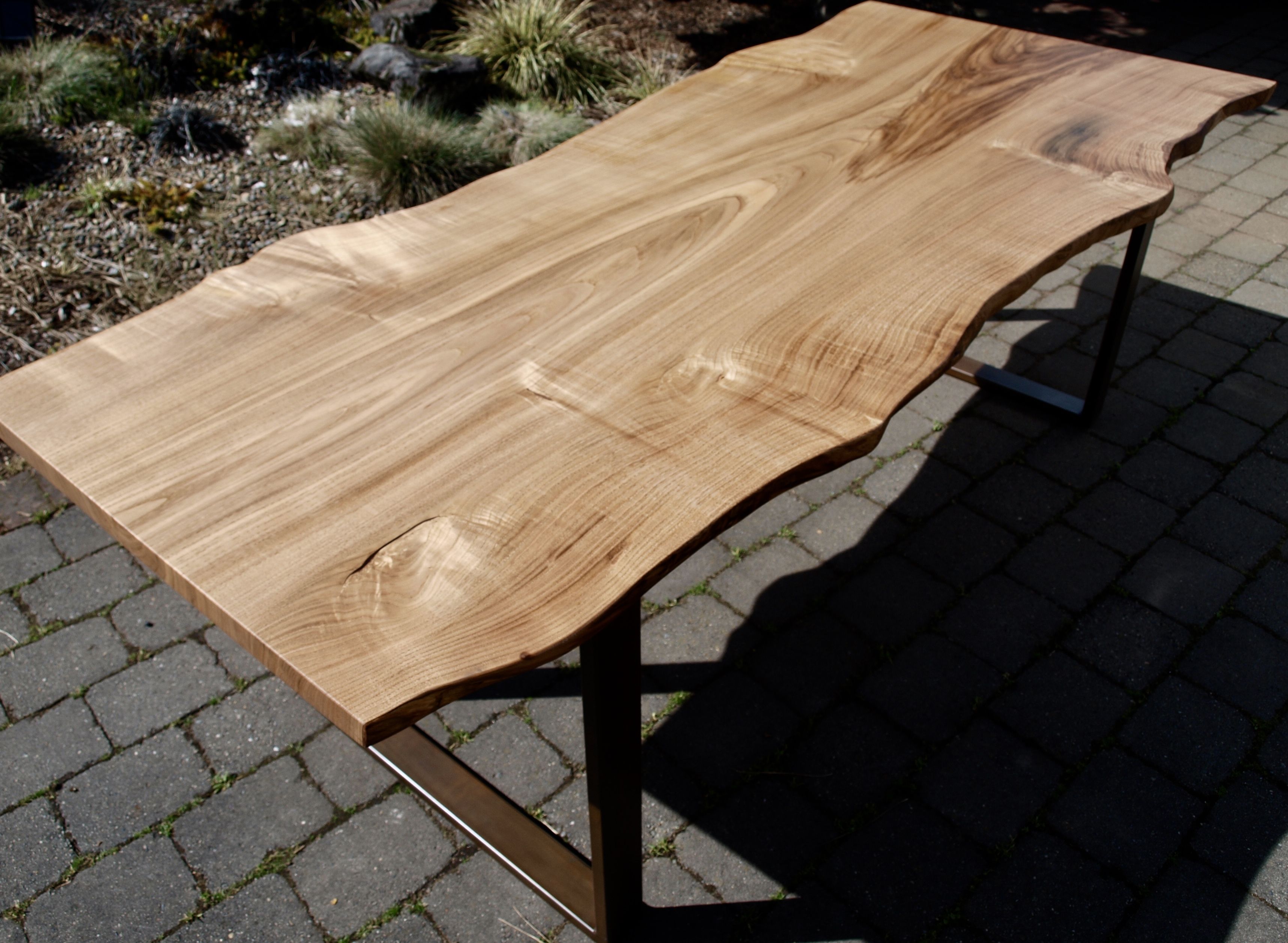 Custom Made Live Edge Chestnut Table by WITNESS TREE STUDIOS ...