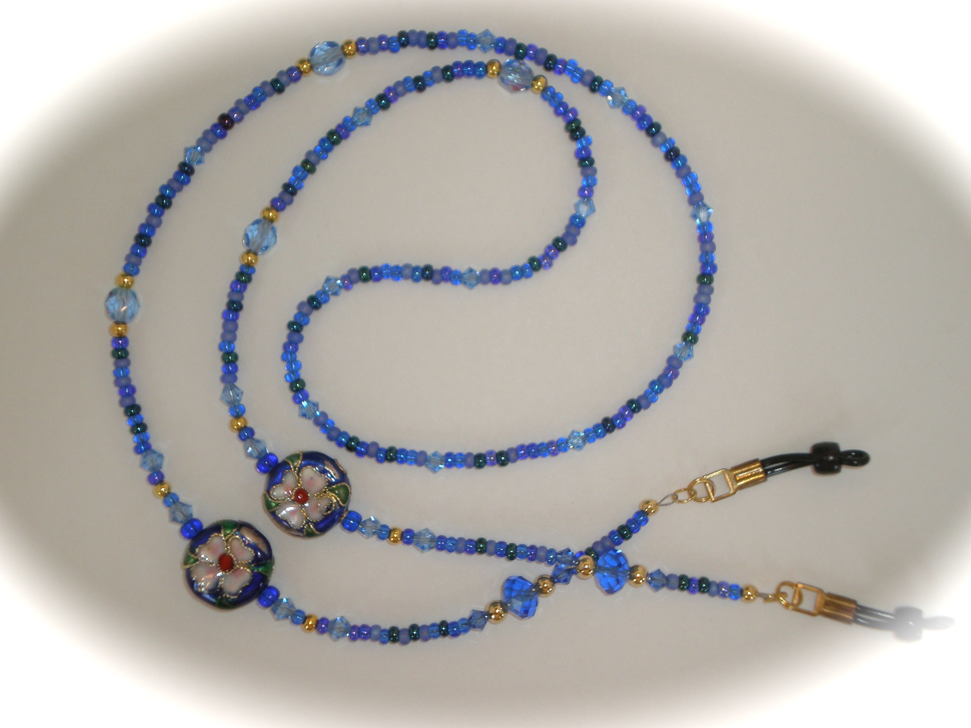 Buy Hand Made Custom Beaded Eyeglass Chain Made To Order From Kindred Souls