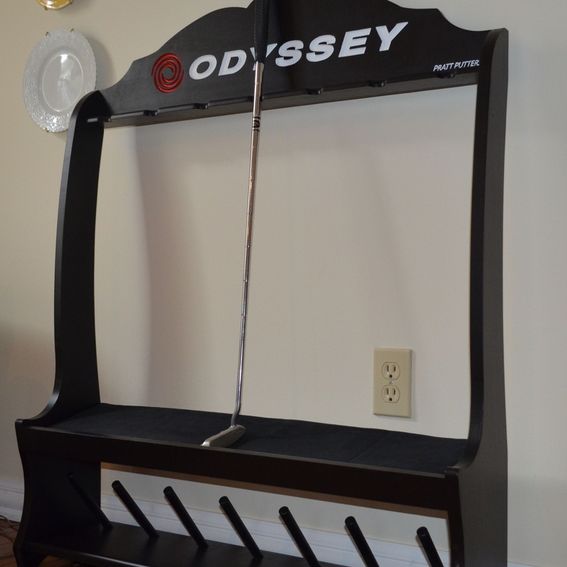 Handmade Putter Display Rack by Slidestik Design And Manufacturing ...