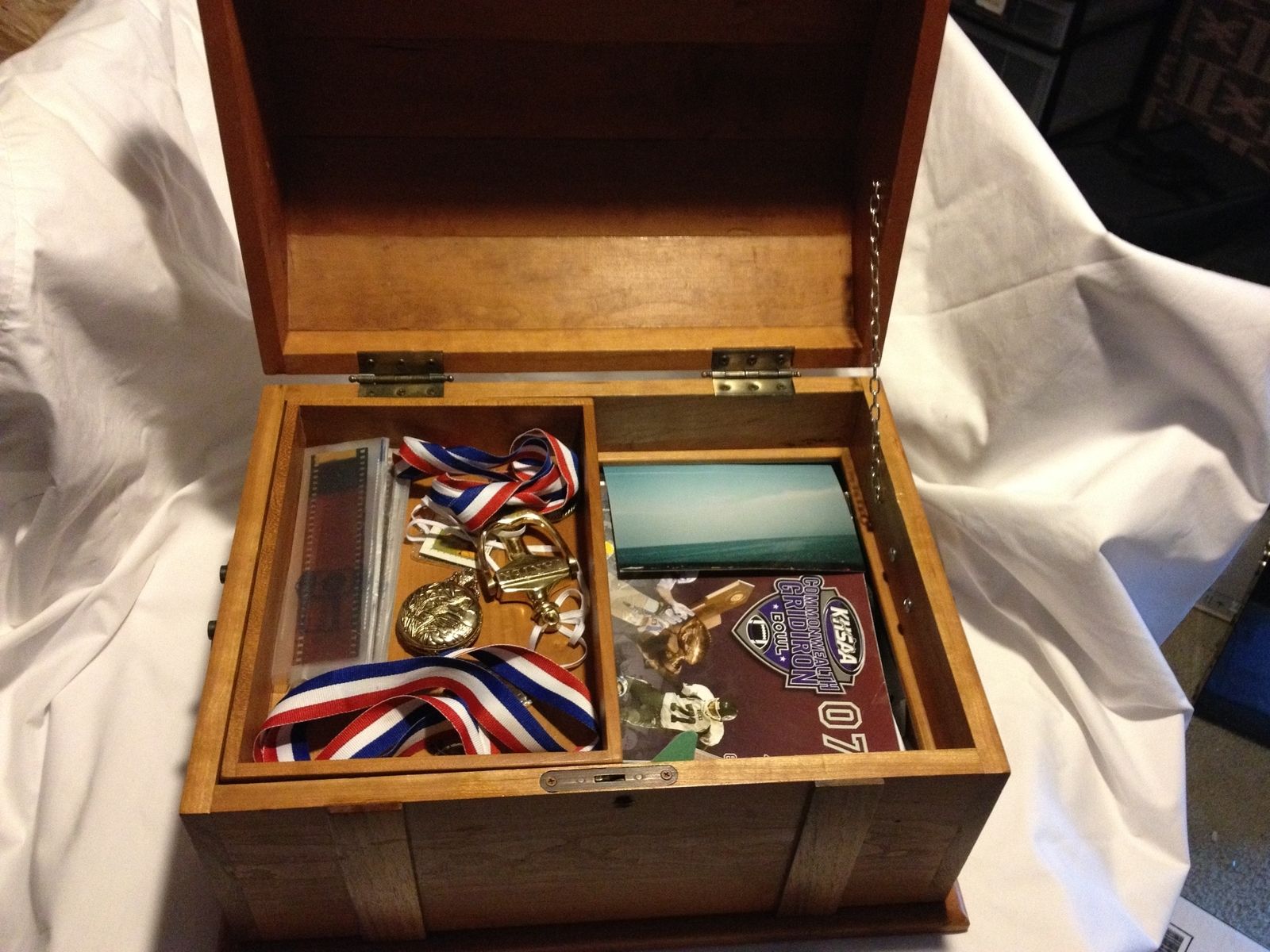 Hand Crafted Cherry Keepsake Treasure Box by Kelly Burns Custom ...