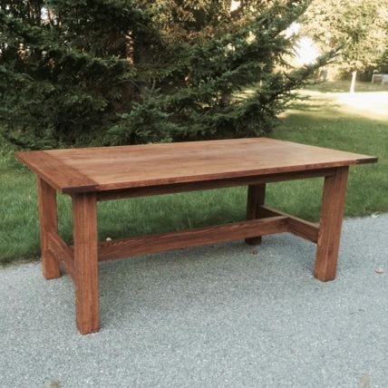 Hand Crafted Breadboard Rustic Farmhouse Table by Glessboards ...