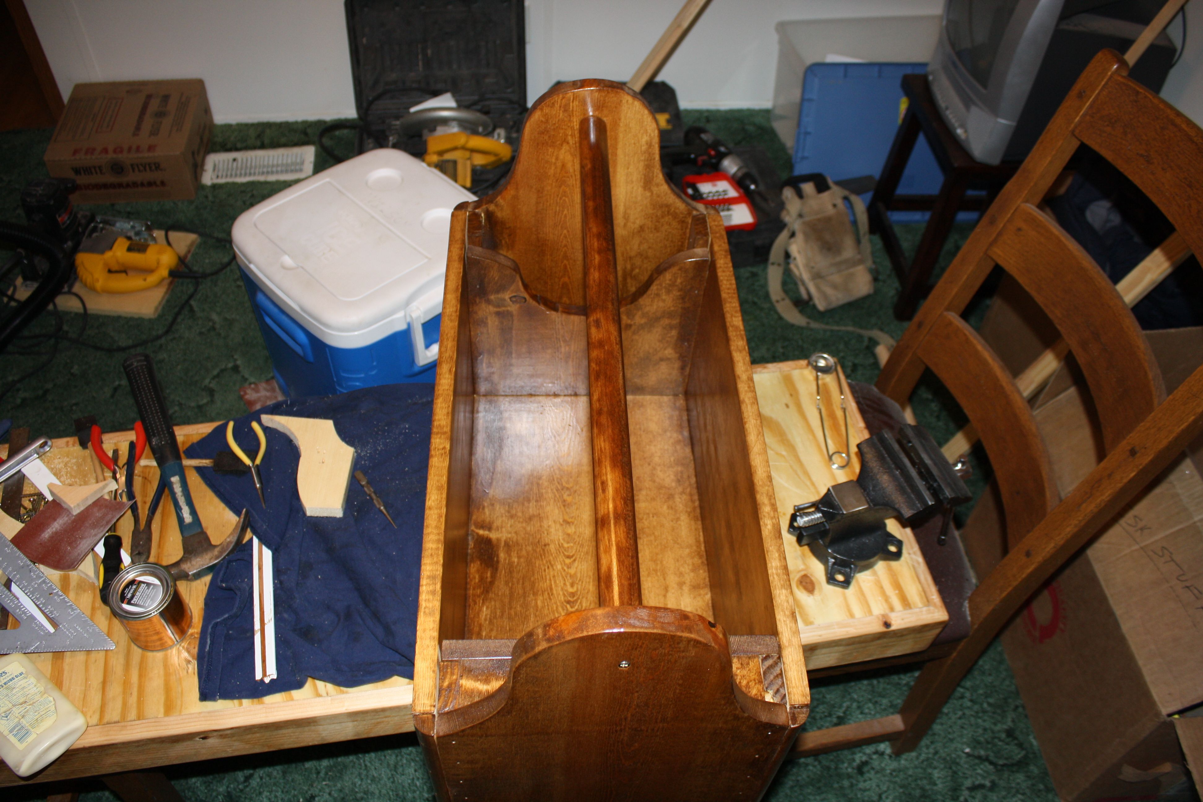 Hand Made Old Fashioned Toolbox And Garden Tool Box by JW Custom ...