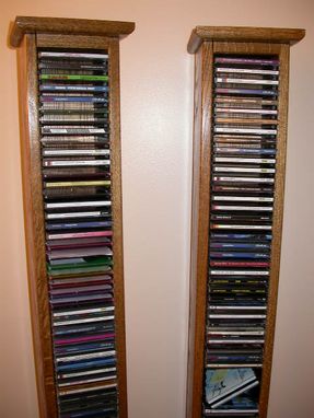 Custom Cd Storage Tower by Red Dog Woodworks | CustomMade.com