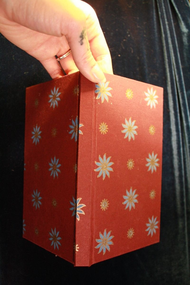 Buy Custom Made Maroon, Blue And Gold Flower Journal, made to order ...