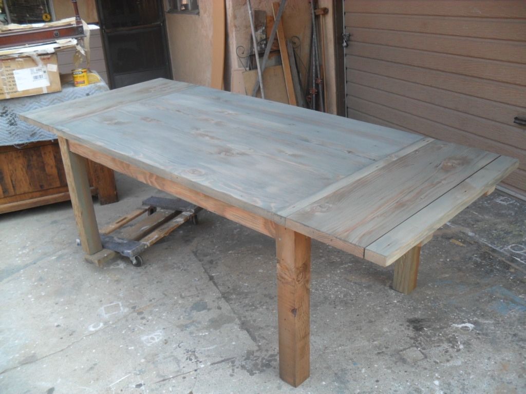 Handmade Reclaimed Wood Extension Dining Table Custom Made In The Usa ...