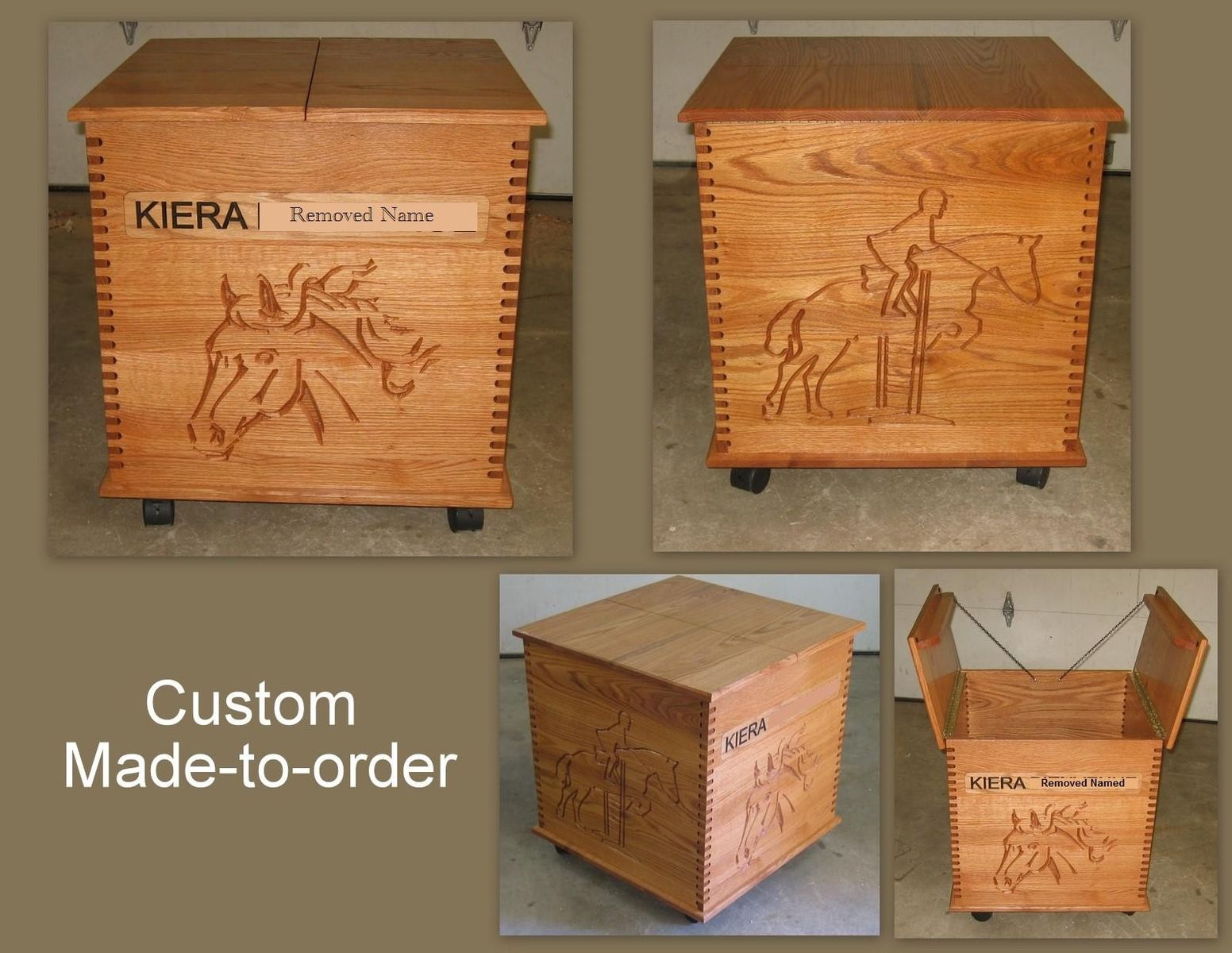 Hand Made Custom Carved Chest by Woodwright Innovations | CustomMade.com