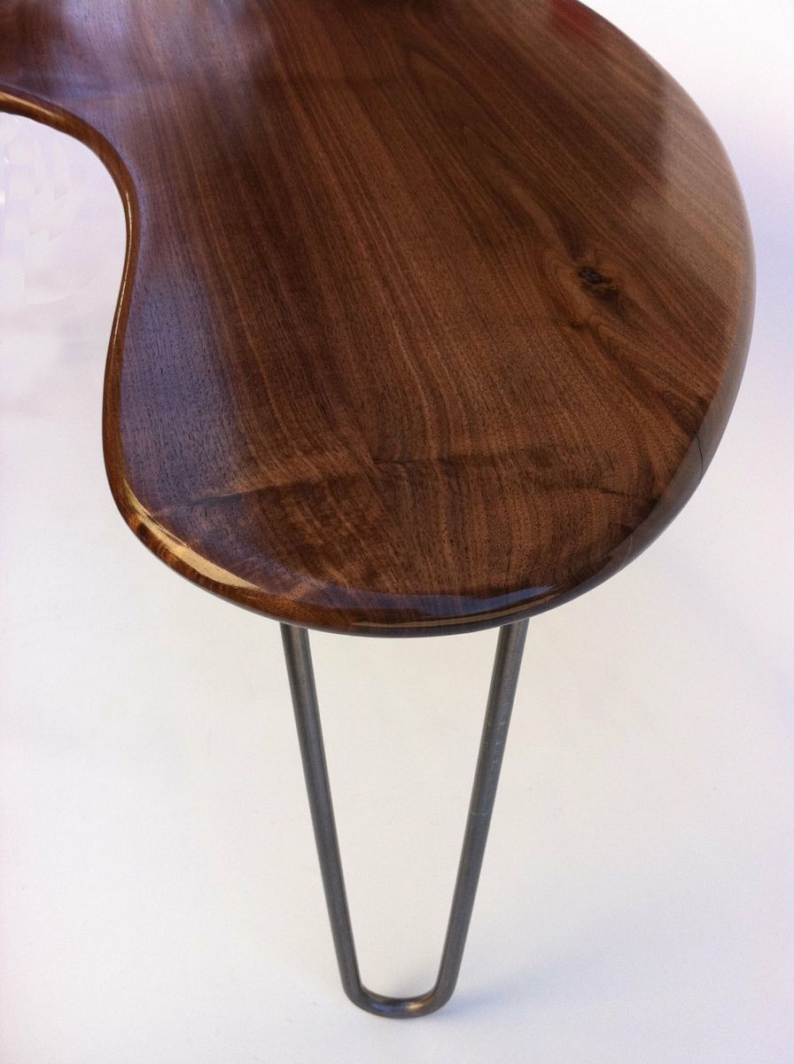 Buy a Custom Made Mid Century Modern Coffee Table - Solid Walnut ...