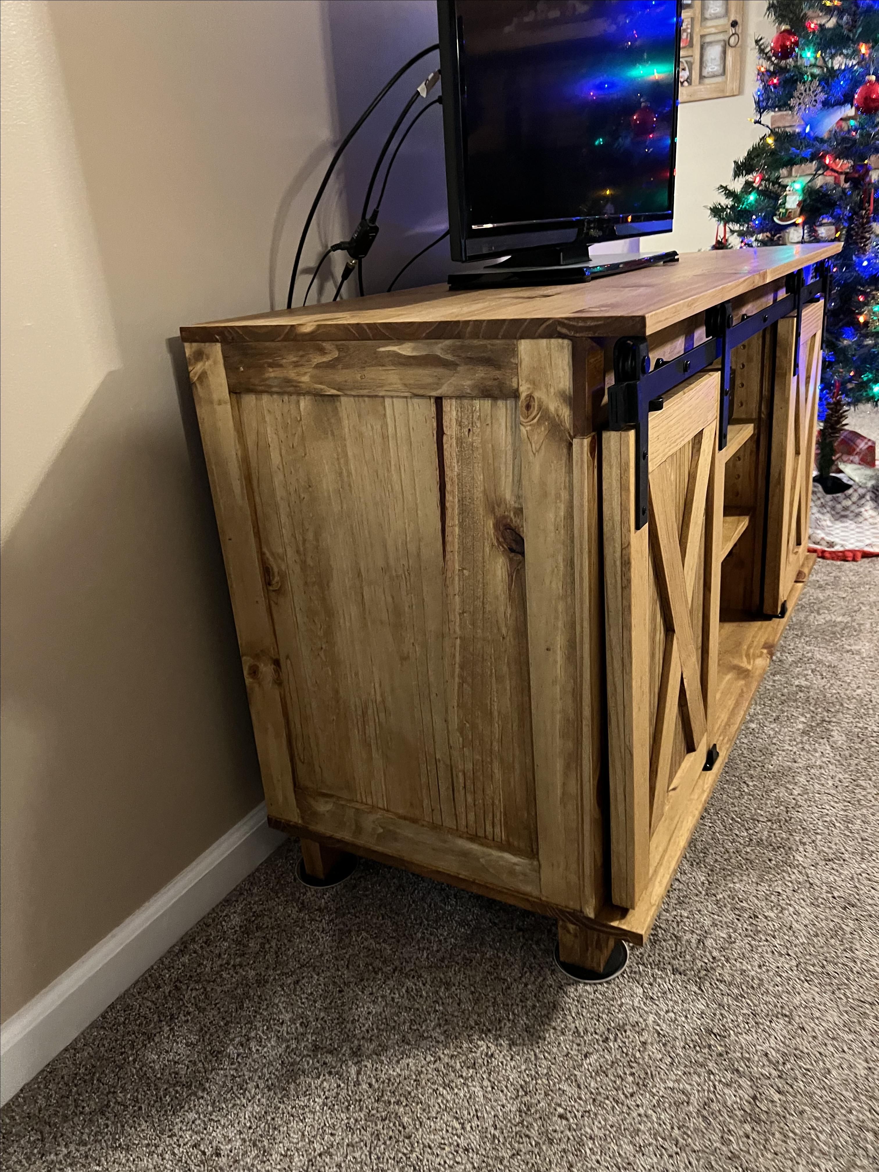 Hand Made Rustic Farmhouse Entertainment Center by JSB Design Woodcraft ...