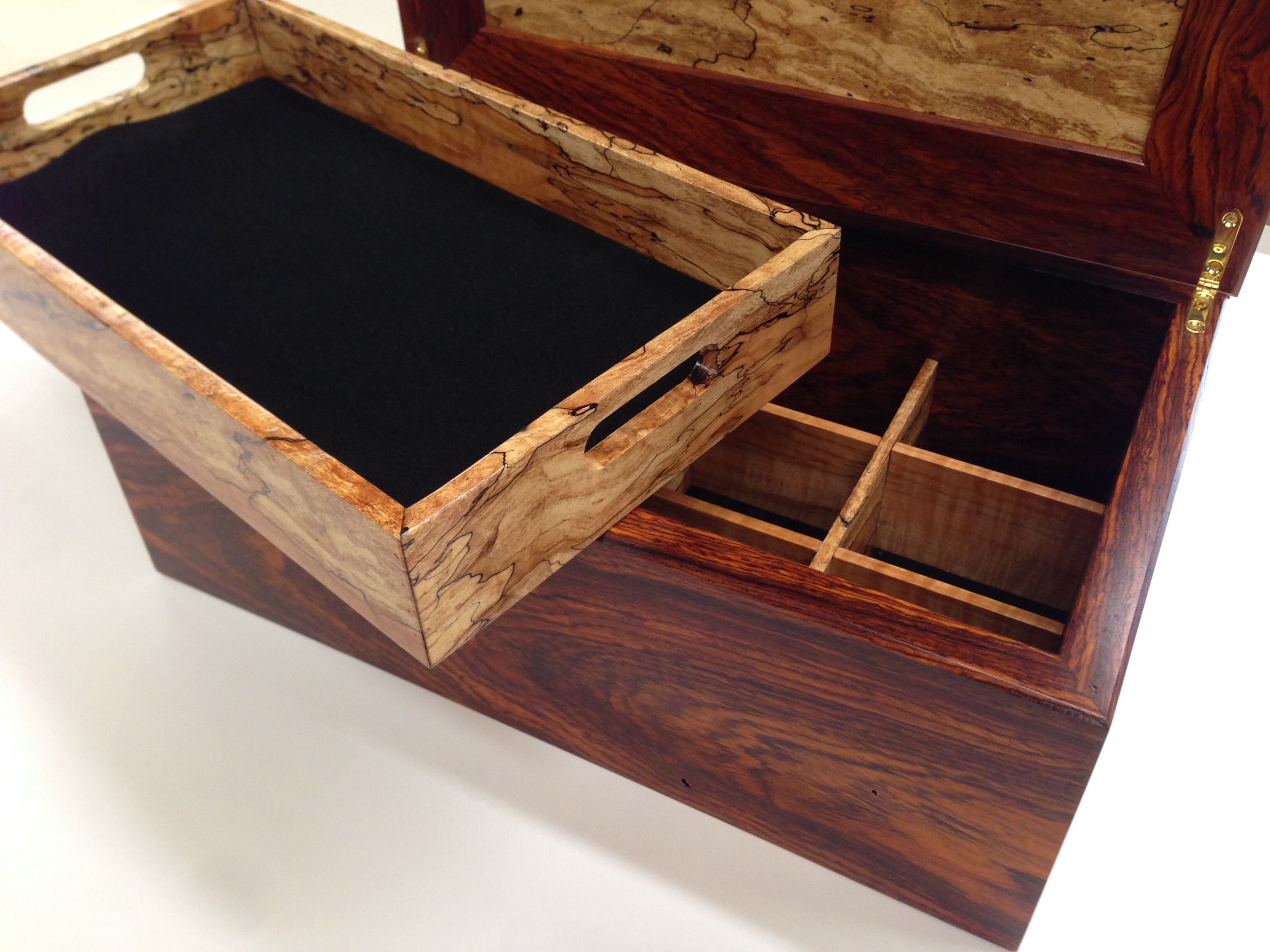 Hand Made Custom Watch/Valet Box by Carolina Wood Designs | CustomMade.com