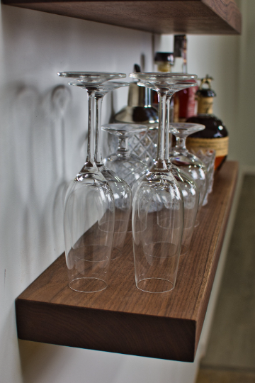 Hand Crafted Bar Shelves, Floating Bar Shelves, Shelf Bar, Wall Mounted ...