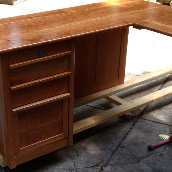 Hand Crafted L Shape Desk by Collin's Custom Furniture | CustomMade.com