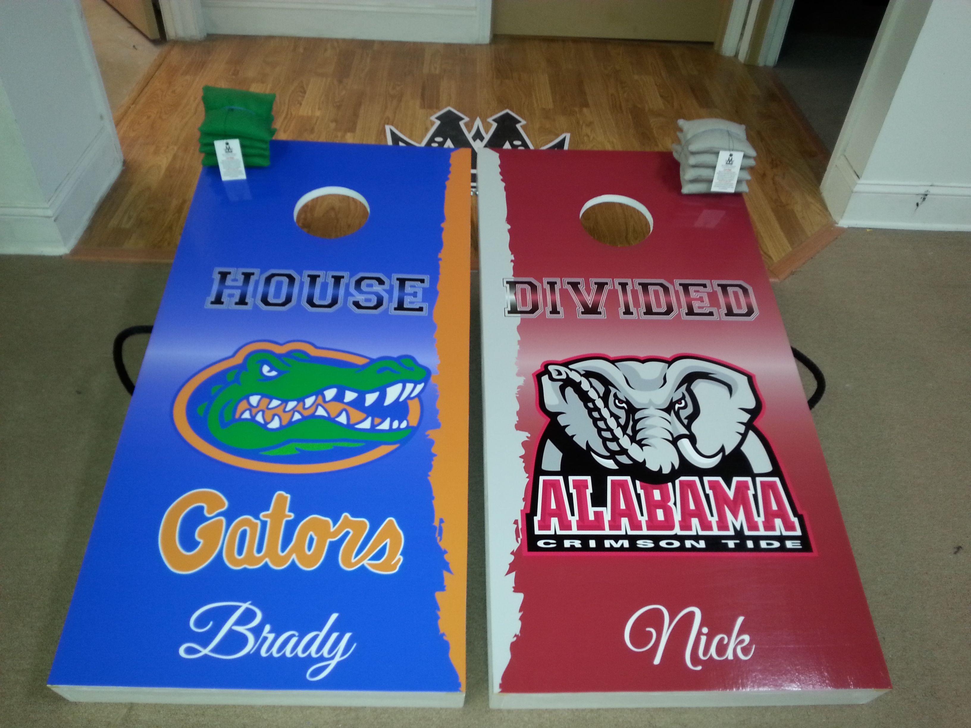 Buy Hand Crafted Cornhole Boards (Corn Toss) Games !, made to order ...