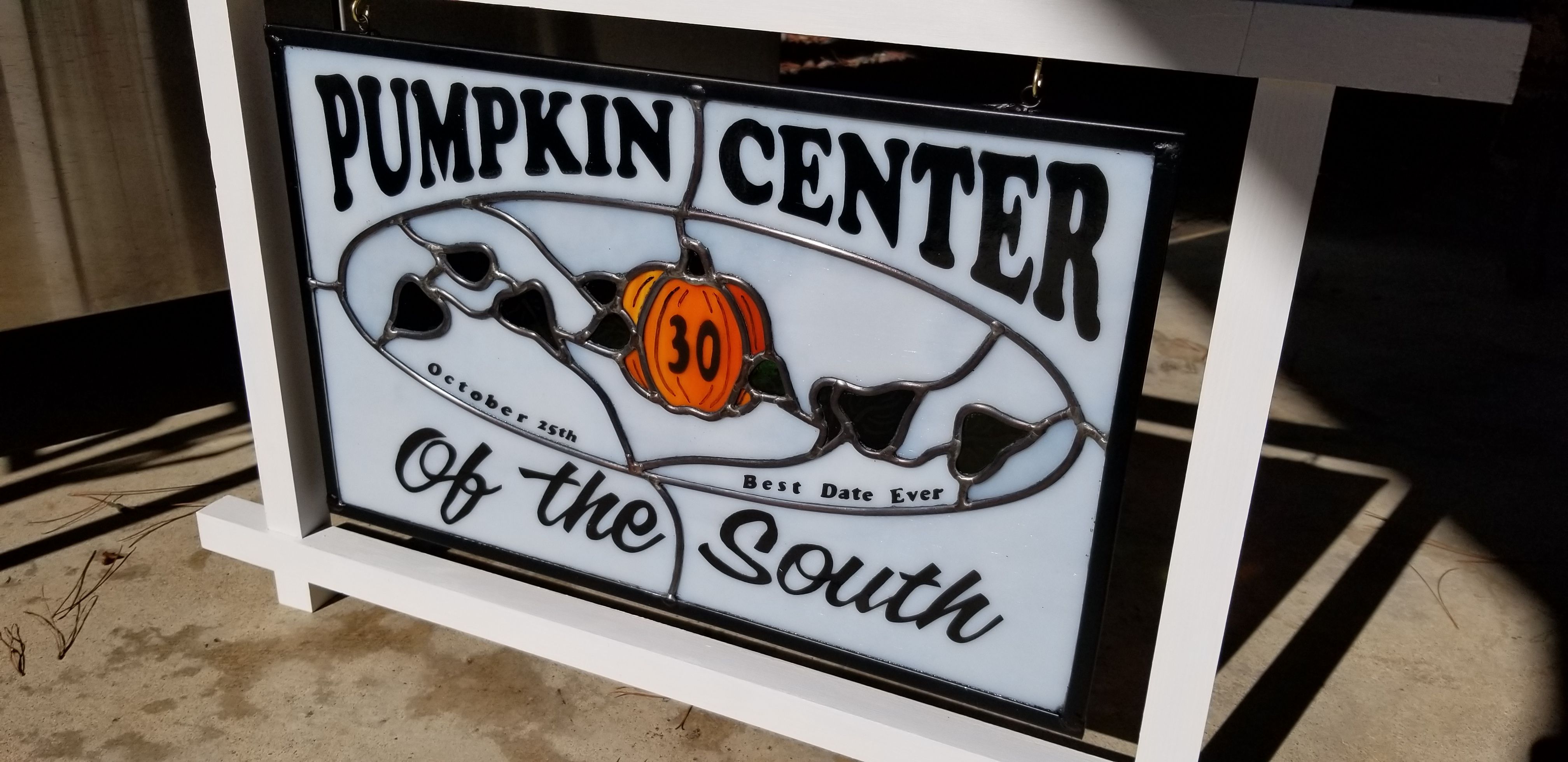 Hand Crafted Stained Glass Sign by Glass Art for the World | CustomMade.com