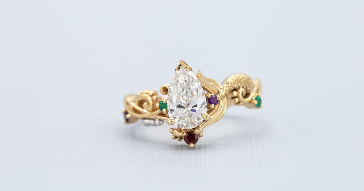Mermaid engagement ring designs| CustomMade.com