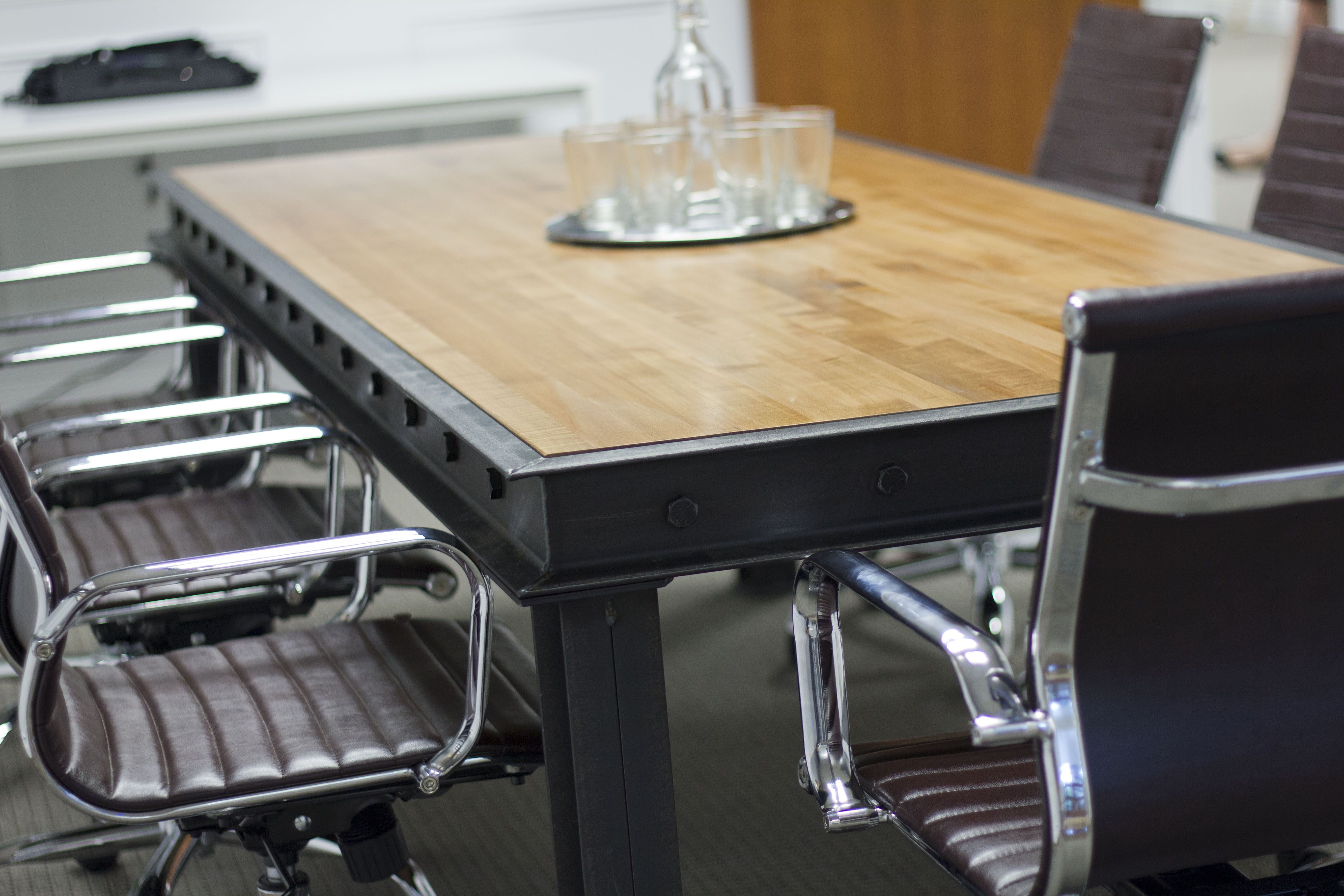 Buy a Handmade Industrial Conference/ Dining Table, made to order from ...