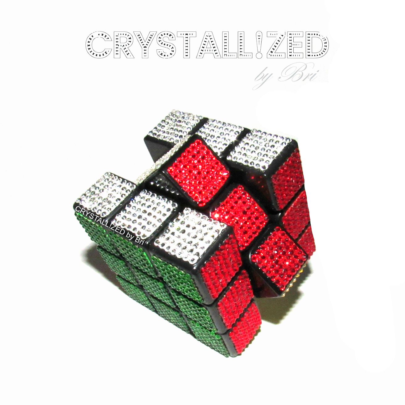 Buy Custom Made Crystallized Rubik's Cube Bling Genuine European ...