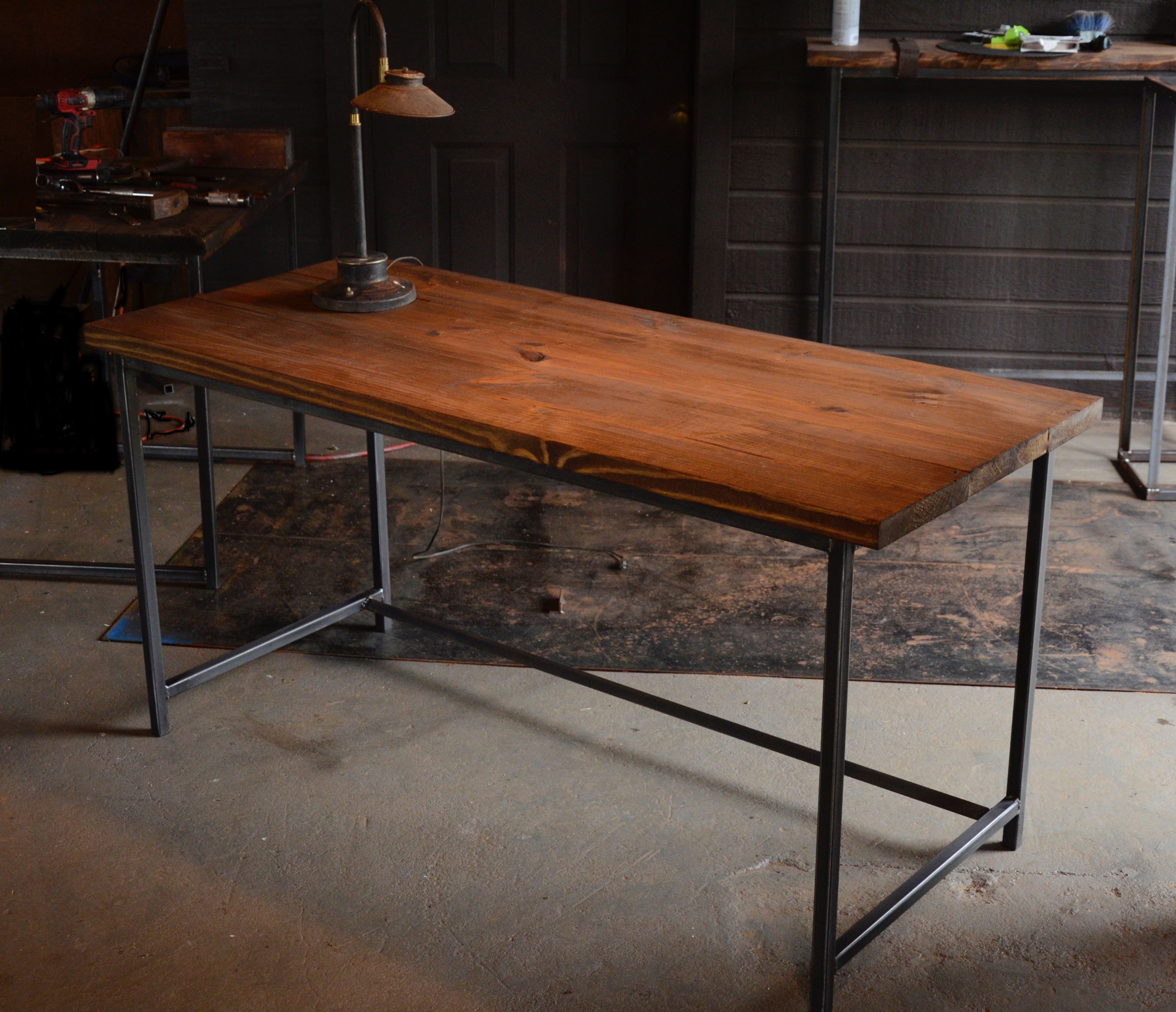 Hand Crafted Retro Industrial Style Desks by Wyldwood Metal & Wood ...