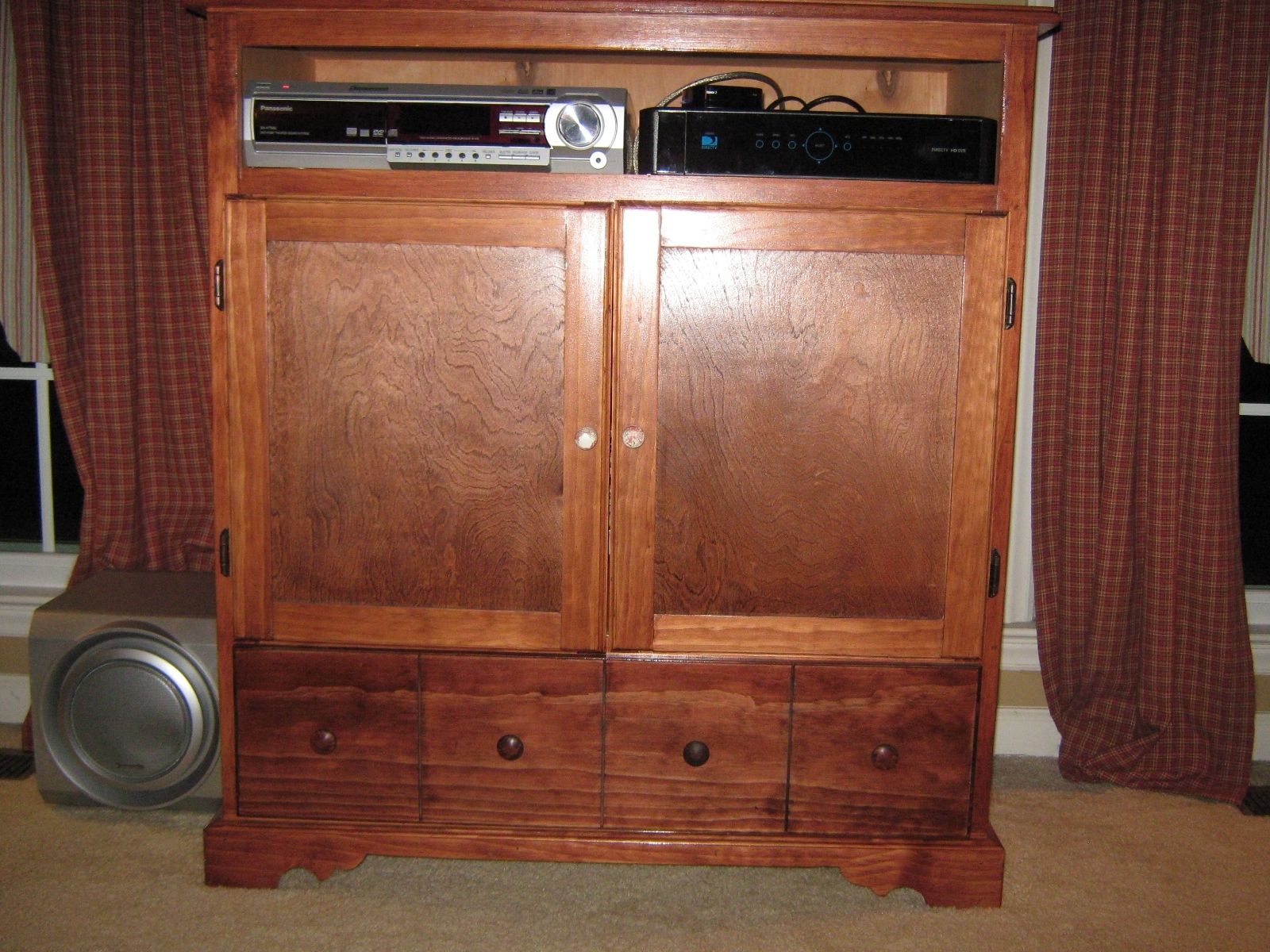 Custom Made Entertainment Center by Shaker Reflections | CustomMade.com