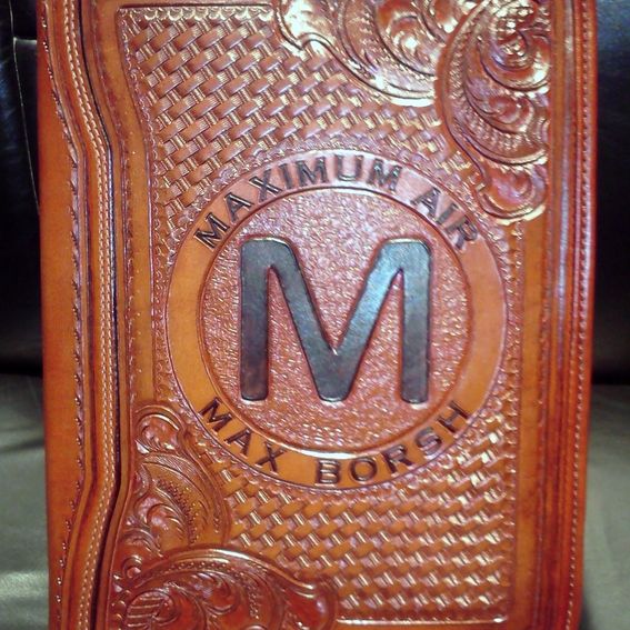 Handmade Custom Leather Portfolio by Texas Custom Crafts | CustomMade.com