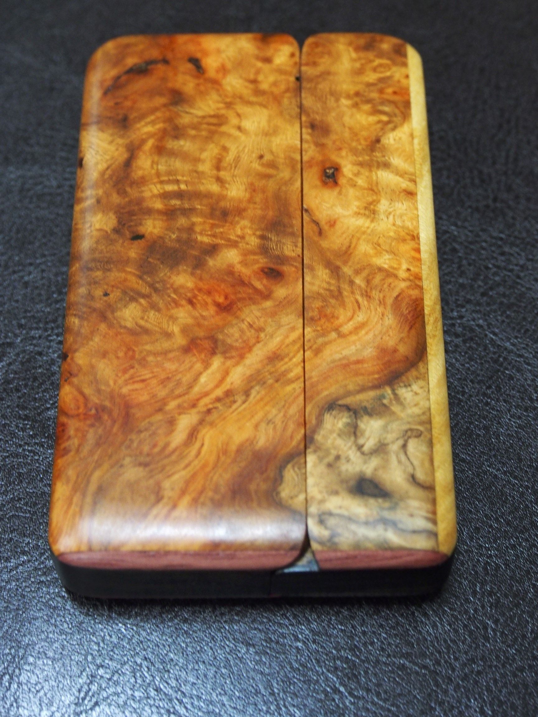 Buy Custom Made Wood Wallet And Business Card Holder, made to order ...