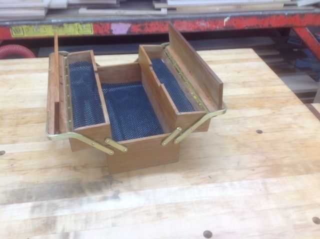 Custom Made Oak Tool Box, Art Hobby Box by Rapp Woodworks | CustomMade.com