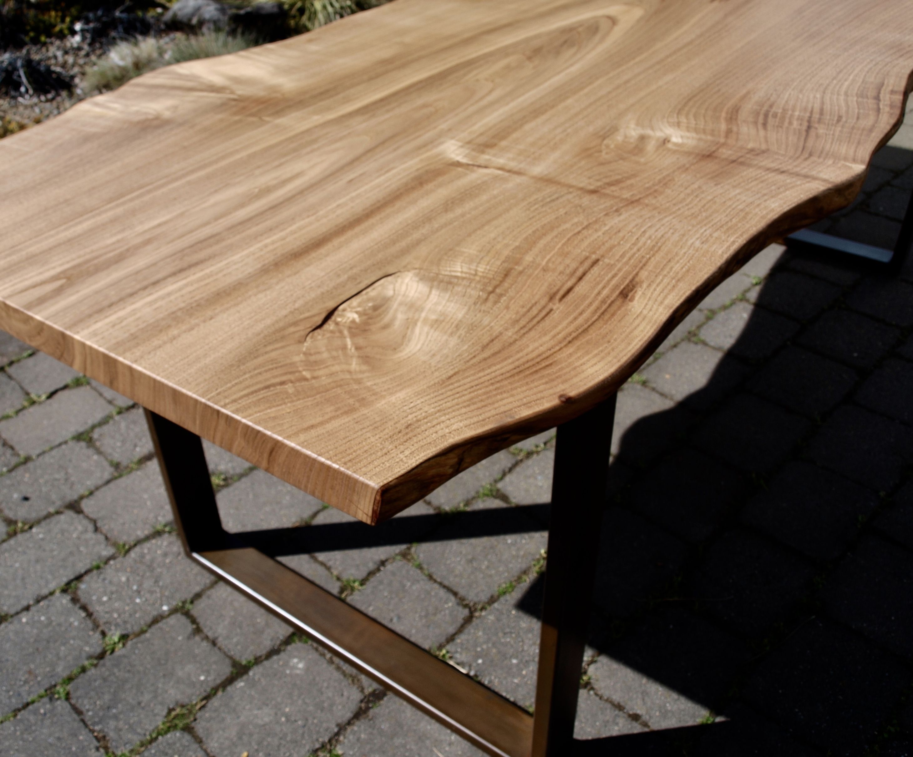 Custom Made Live Edge Chestnut Table by WITNESS TREE STUDIOS ...