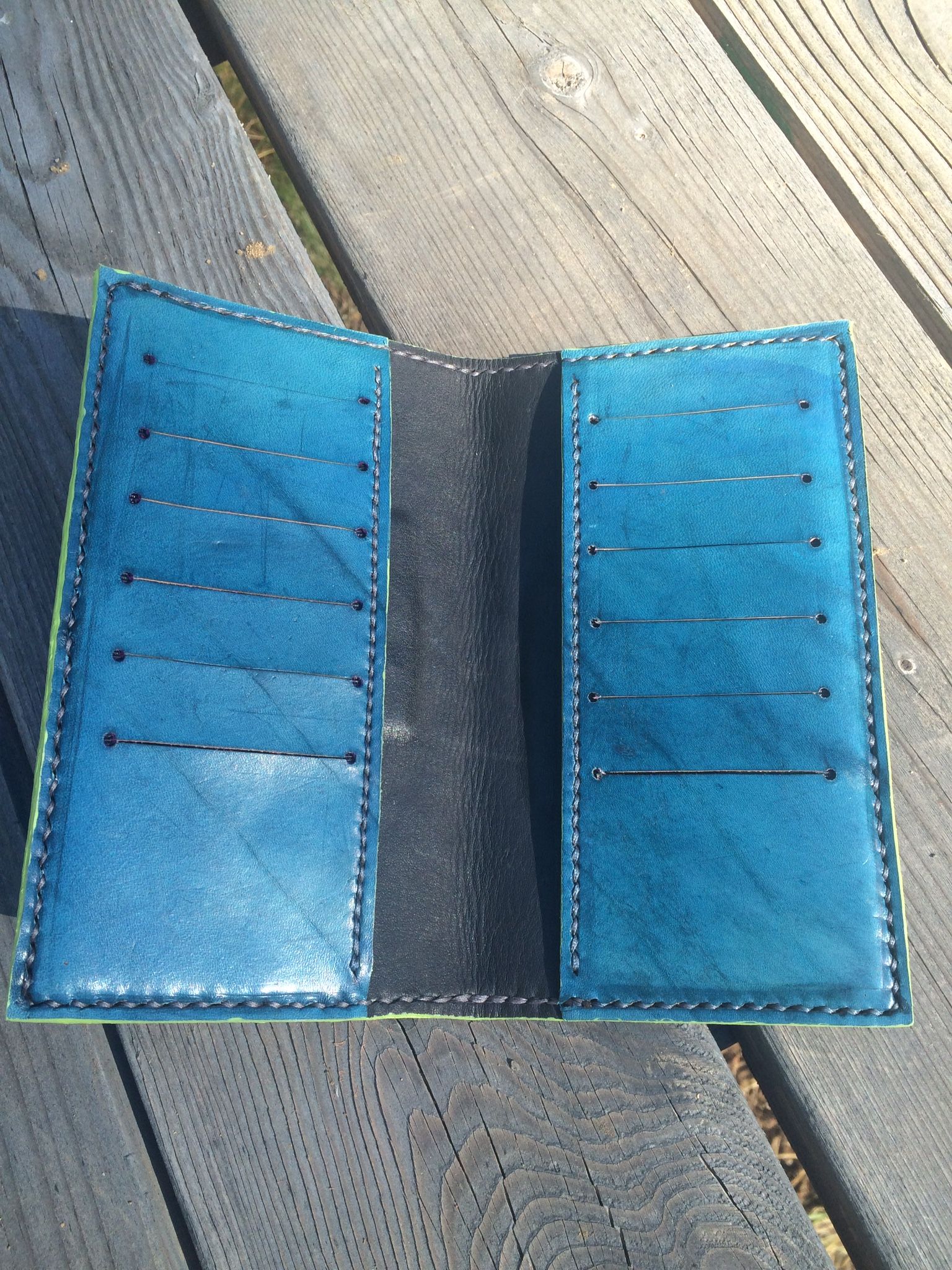 Buy Handmade Leather Roper Biker Style Seahawks Wallet With Filigree ...