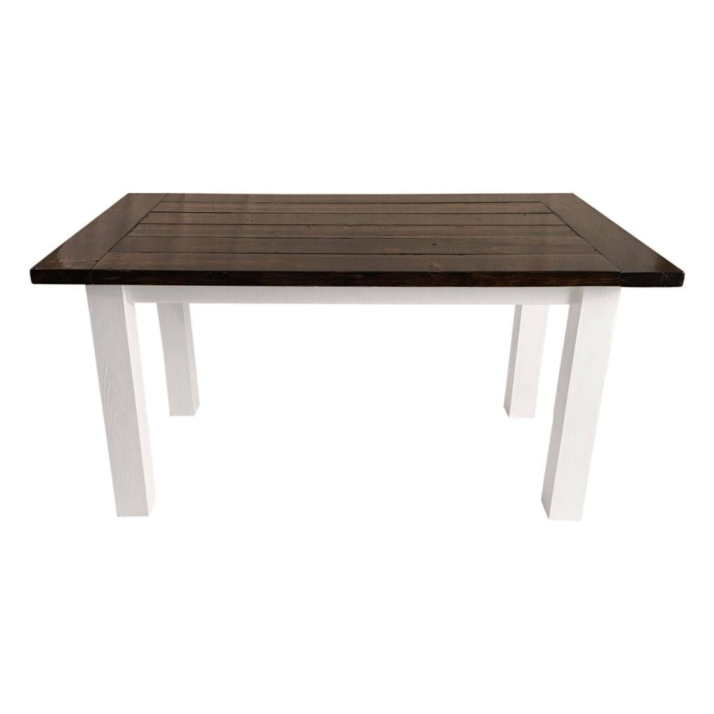 Buy Hand Made Farmhouse Dining Table - Handcrafted Rustic Solid Wood ...