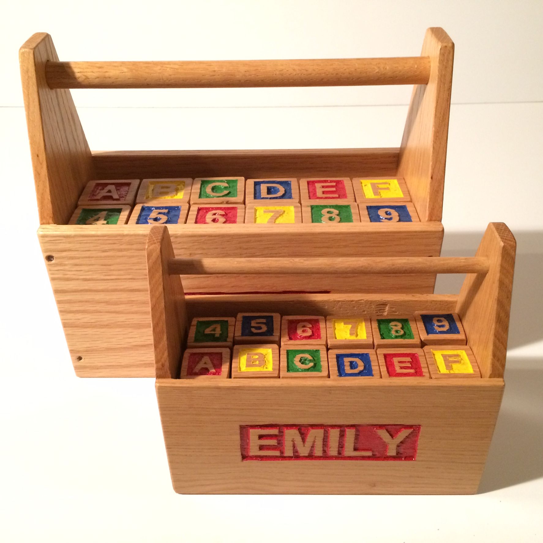 Handmade Custom Wooden Abc Blocks by Wood Designs by Glenn G. Nief ...