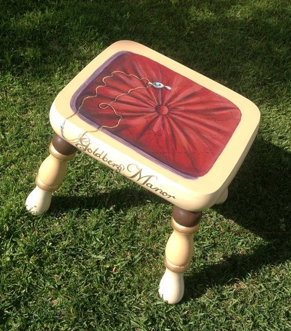 Handmade Create Your Own Custom Hand Painted Footstool by Lara Eve ...