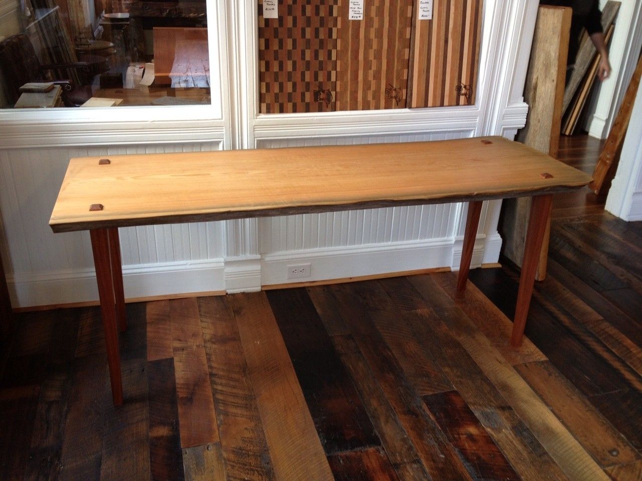 Handmade Cypres Slab Table by Ash Woodworking | CustomMade.com