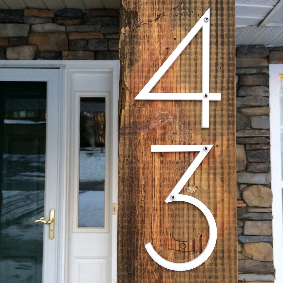 Custom Laser Cut Modern House Numbers By Marquee Moon CustomMade