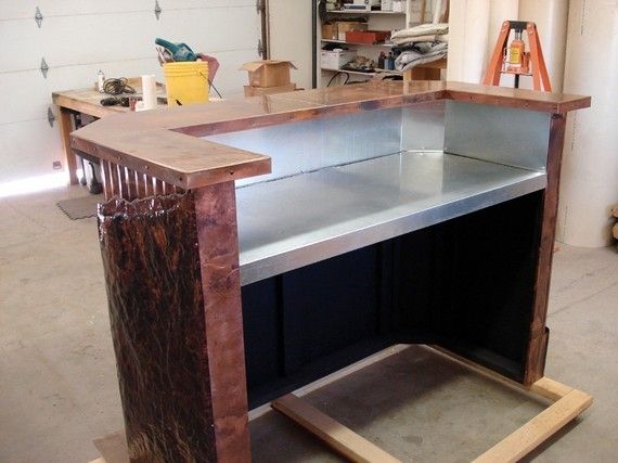 Handmade Copper Reception Desk by Mike Dumas Copper Designs ...