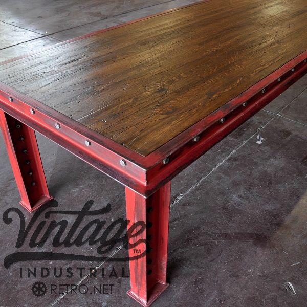 Custom Made Firehouse Table by Vintage Industrial, LLC | CustomMade.com